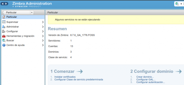 Manual de Zimbra parte III: Administración y Configuración de Zimbra Open Source Edition Versión ...
