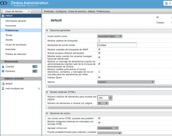 Manual de Zimbra parte III: Administración y Configuración de Zimbra Open Source Edition Versión ...